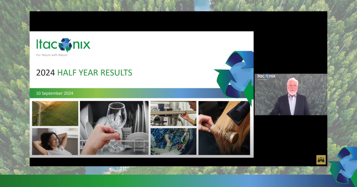 Itaconix plc Interim Results Presentation